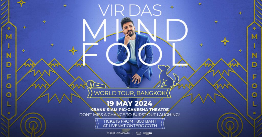 Vir Das Announces 'Mind Fool Tour' in Bangkok