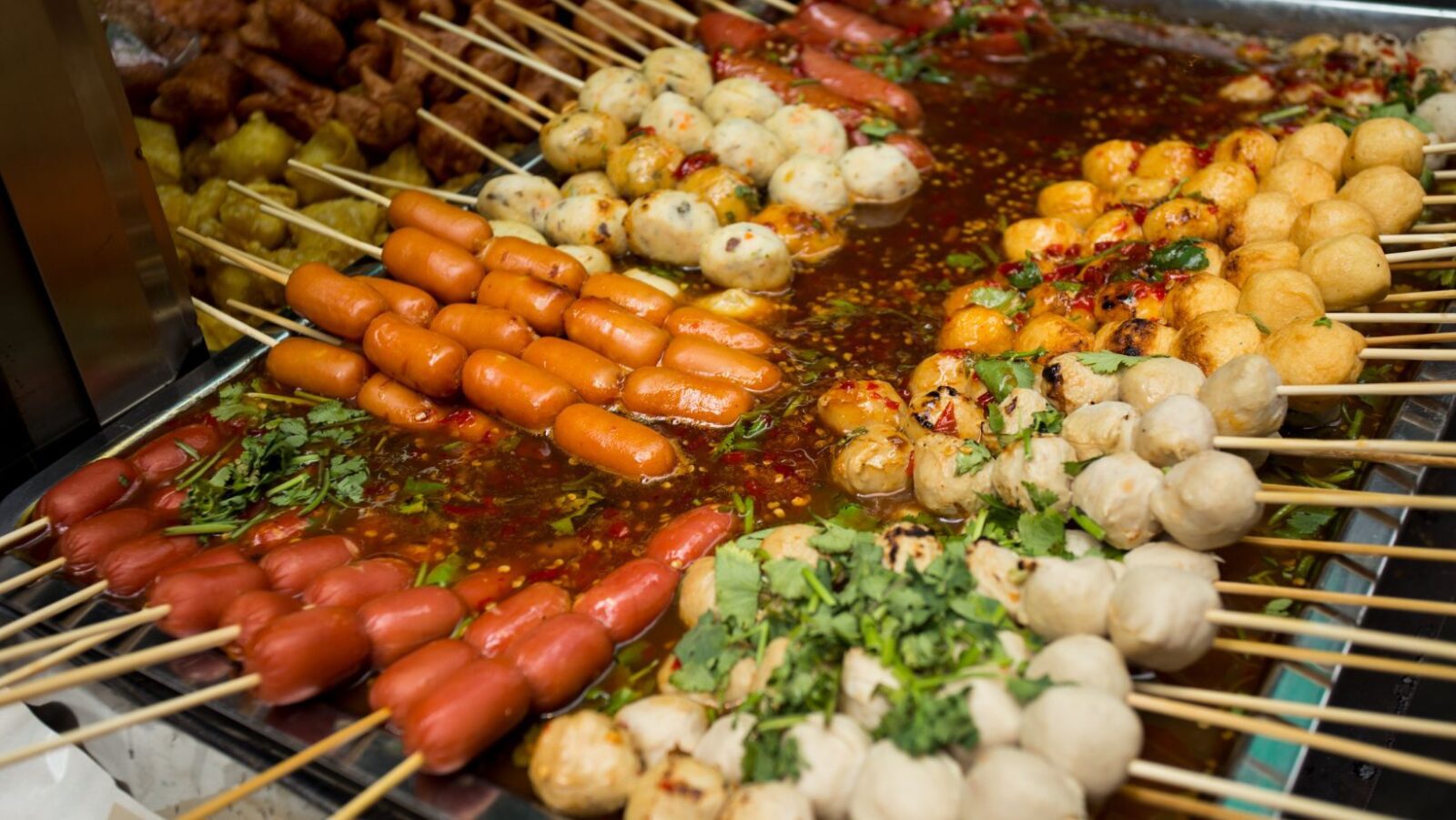 Savoring Thai Street Food on Sticks