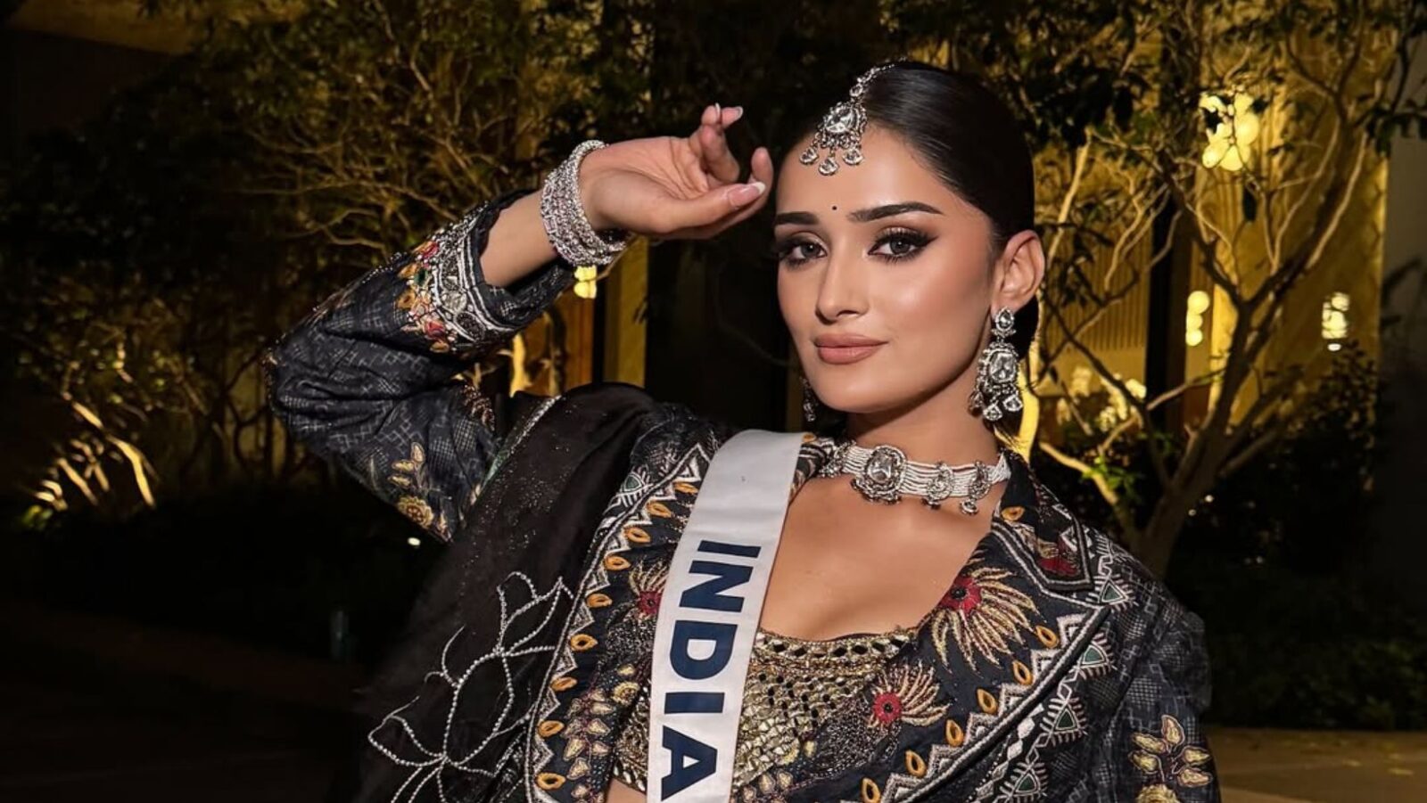 India’s Manika Vishwakarma at Miss Universe 2025
